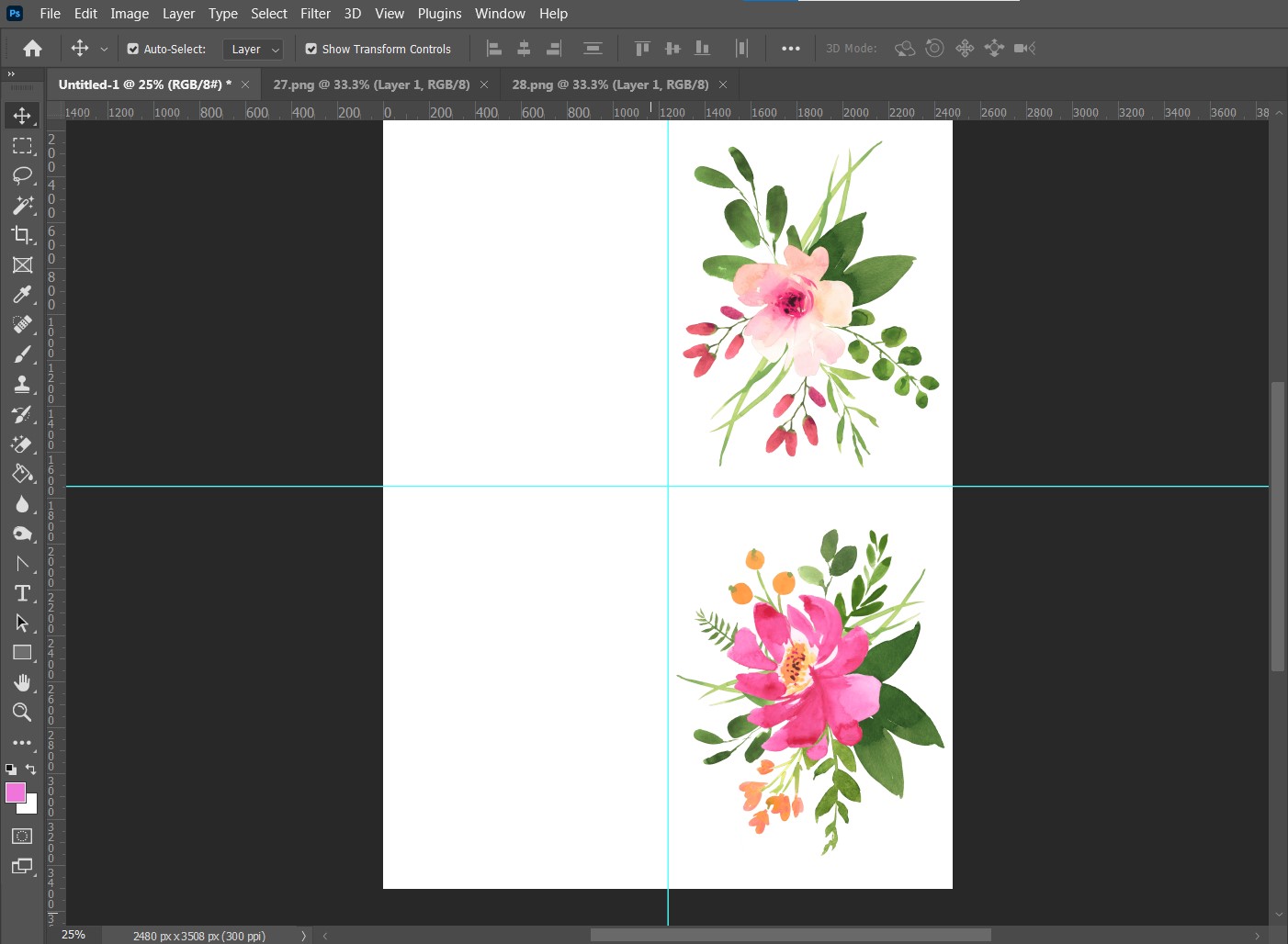 Quick and Easy Floral Greetings Cards - Creative Fabrica