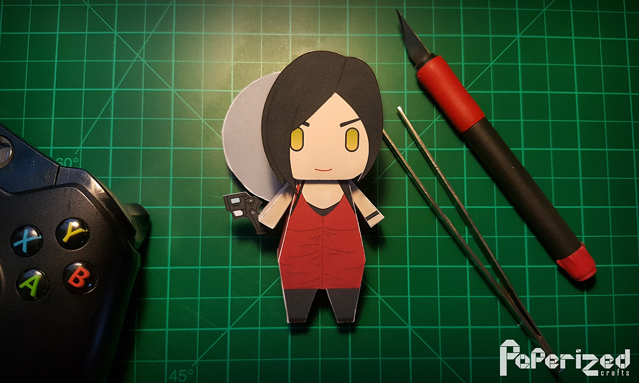 Resident Evil 2: Ada Wong Paperized | Paperized Crafts