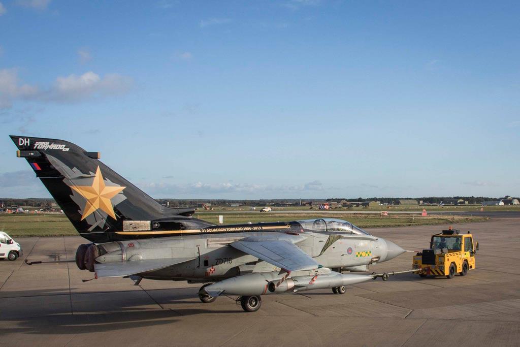 RAF 31 SQUADRON UNVEILS A TORNADO GR4 IN SPECIAL COLOR SCHEME - Blog ...