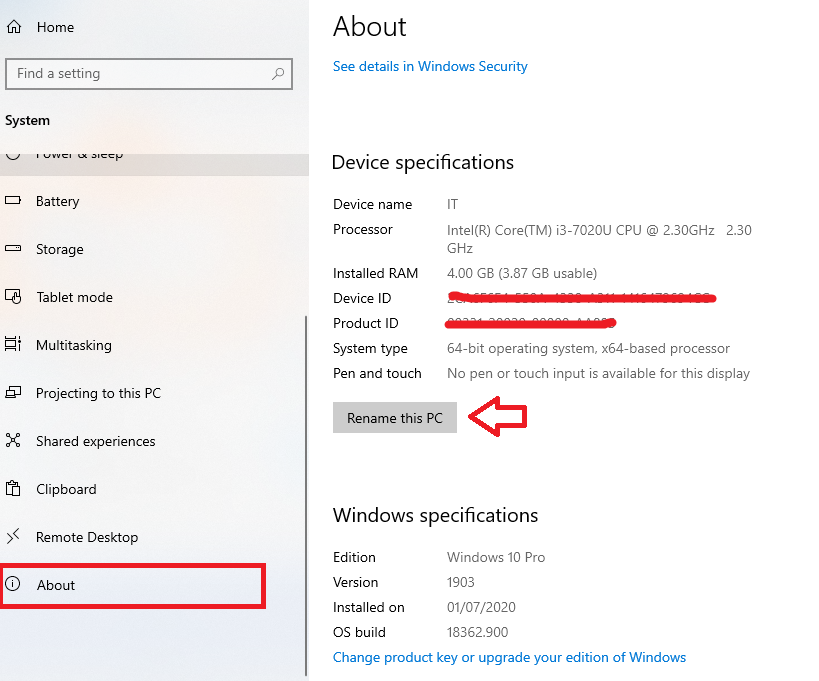Mengganti Nama / Hostname Windows 10 - Source Tutorial