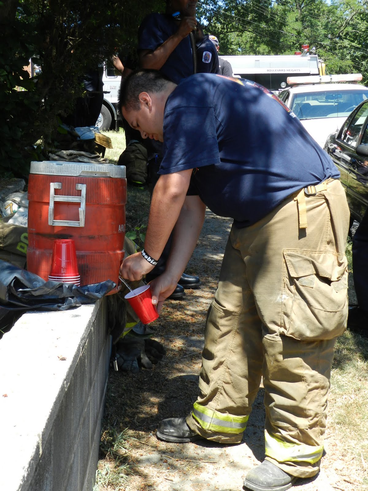 Firefighters "Rehab" Policy Under Heat Stress Watch
