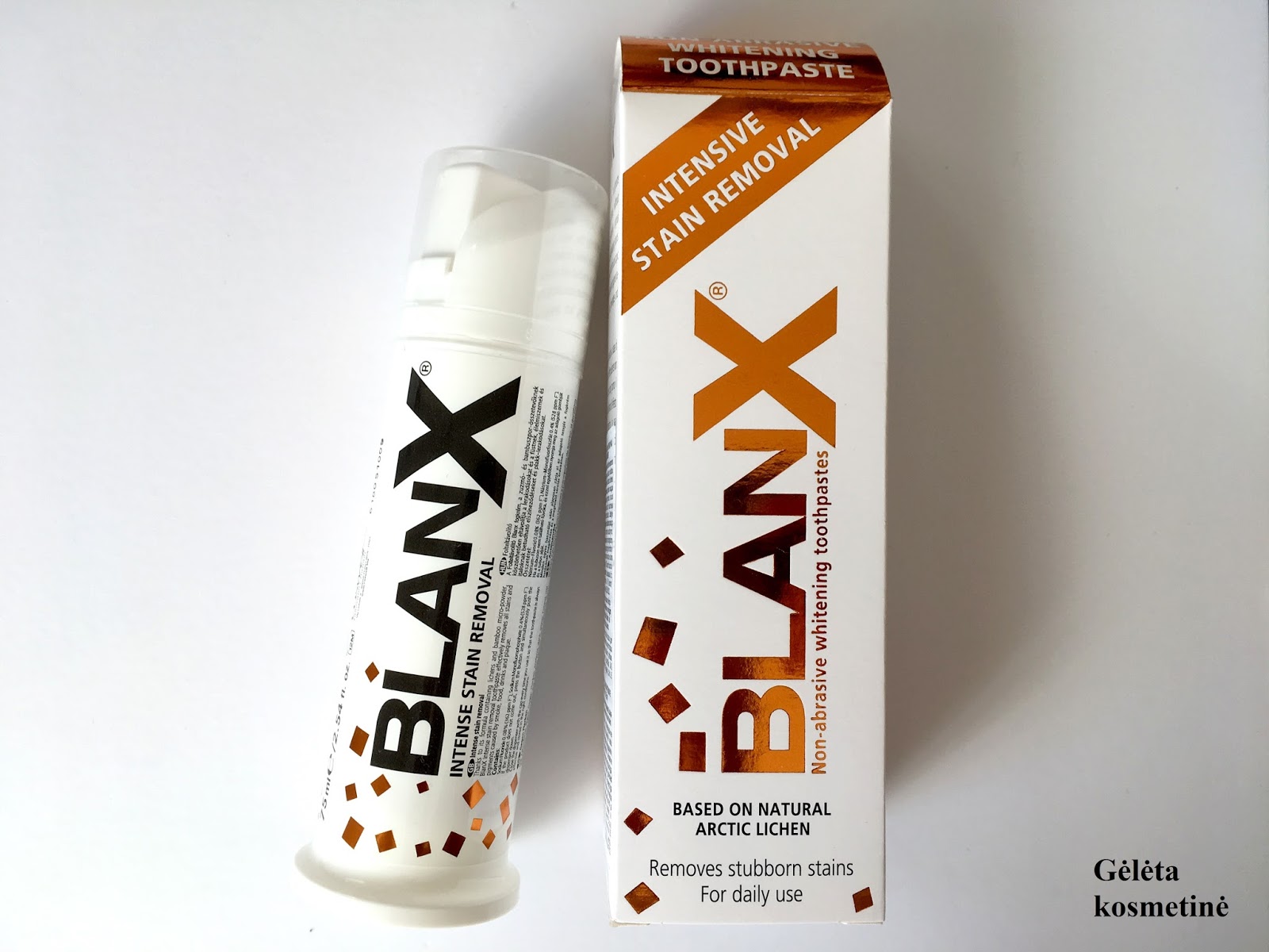 BLANX Intensive Stain Removal - balinamoji dantų pasta, efektyviai ...