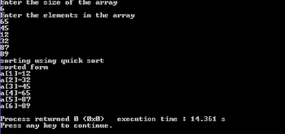 Quick Sort Using C++ | Coders Hub: Android Code Examples and ...
