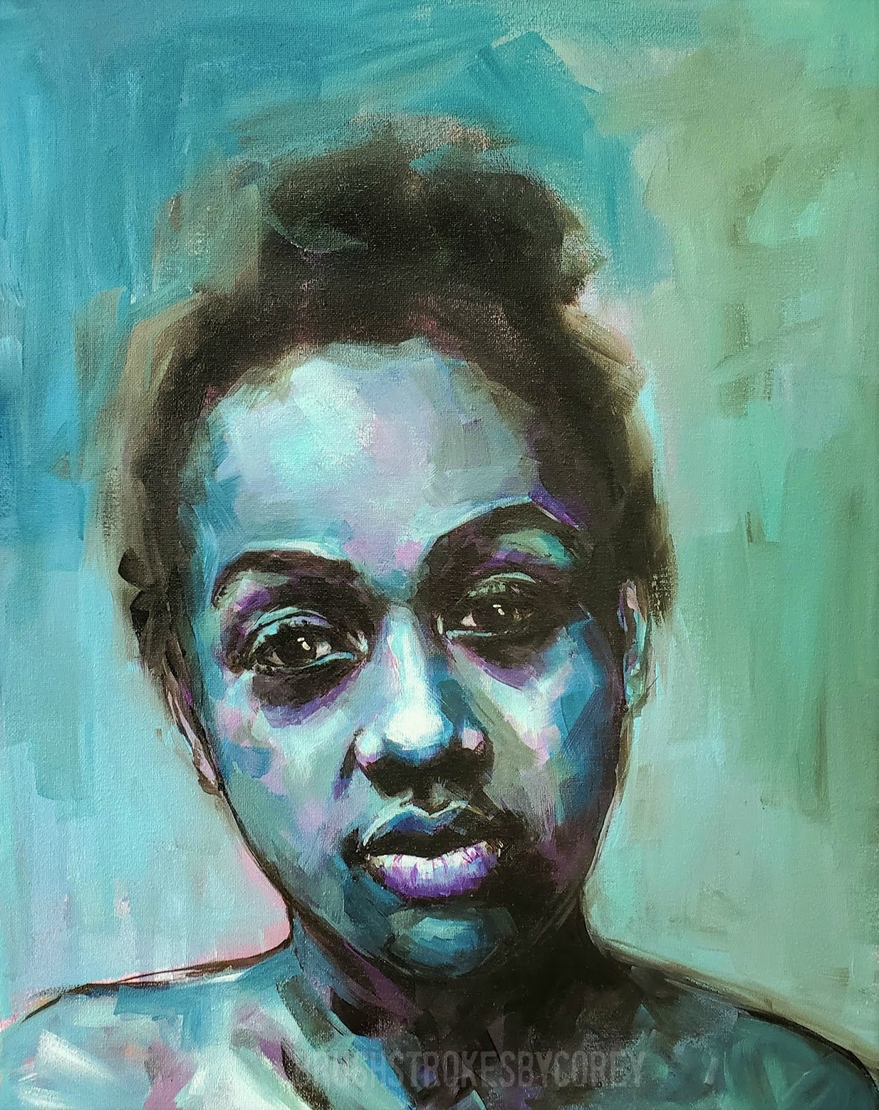 Brushstrokes By Corey: Bold Color Portraits!