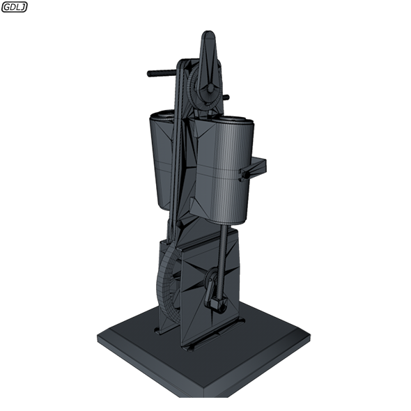 Steam Engine 3D Model | Layth Jawad