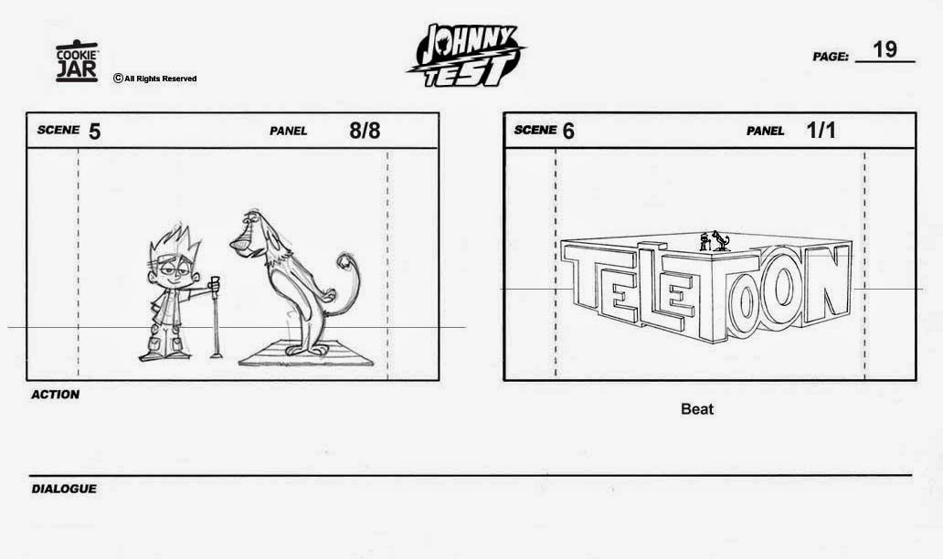Shane Doyle animation,design,storyboards: StoryBoard- Johnny Test Teaser
