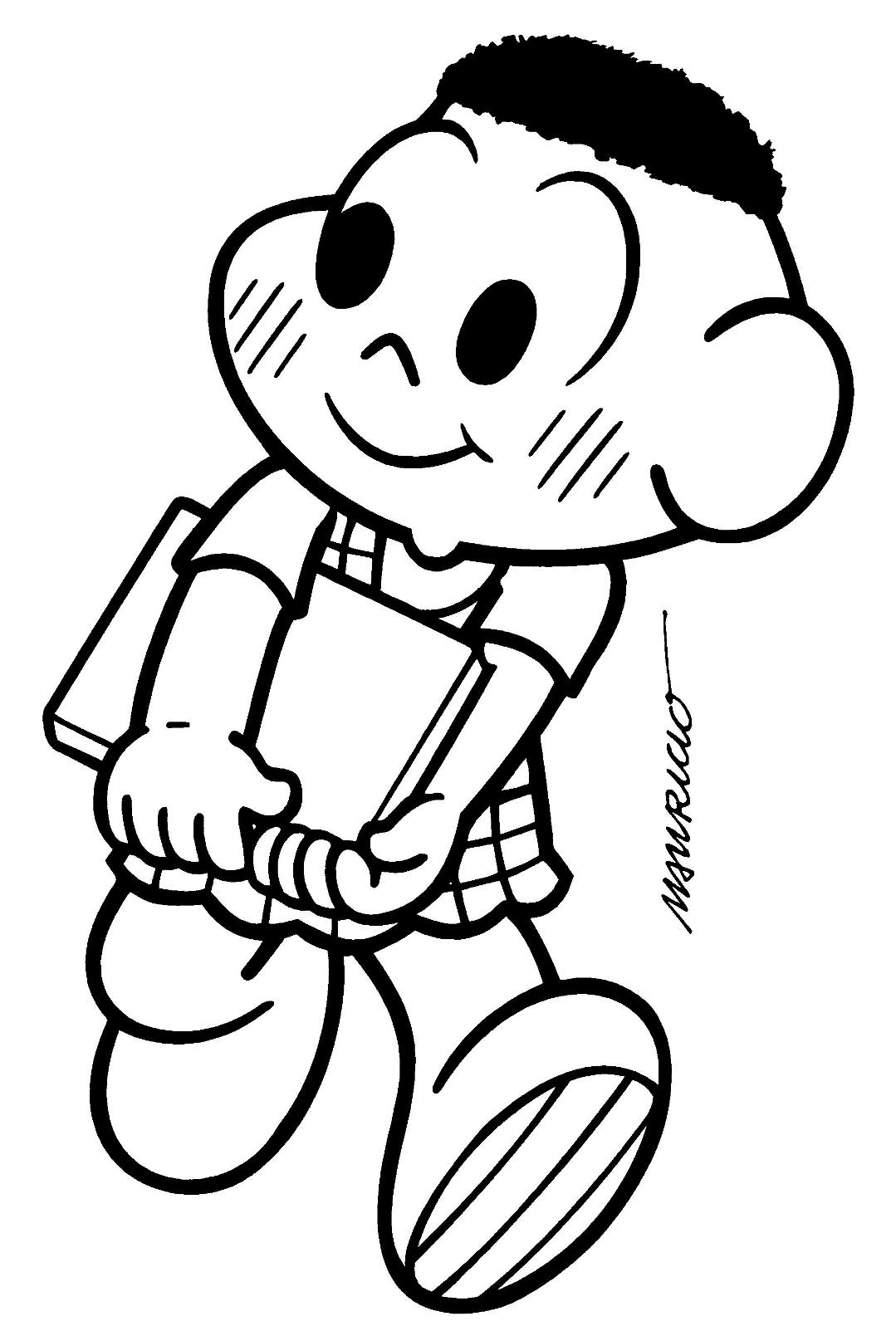 Coleção de Desenhos da Turma da Mônica para Colorir - Desenhos Para Colorir