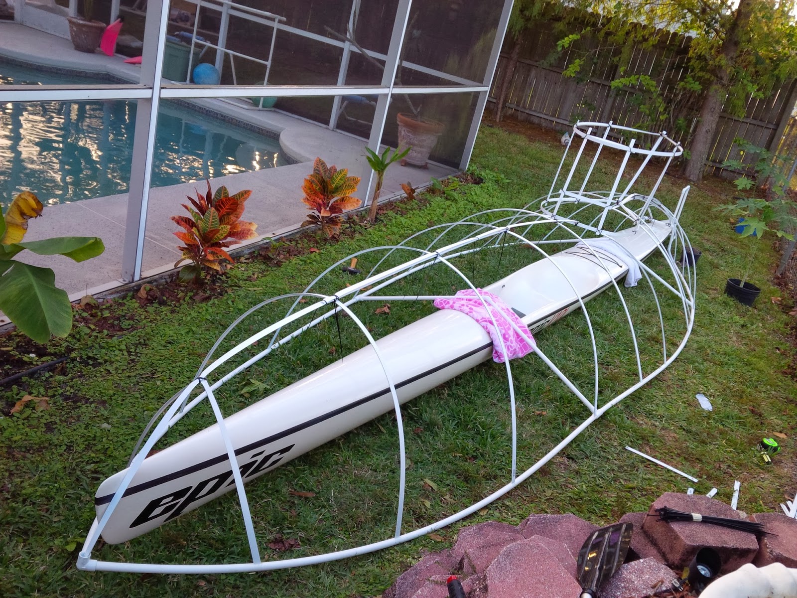 Make your own DIY surfski or kayak submarine for a boat parade