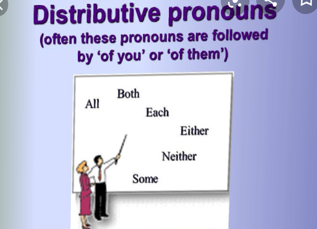 Distributive pronoun