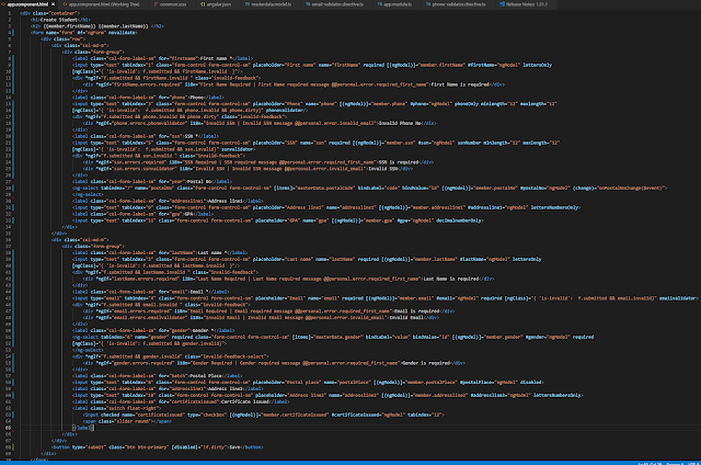 Hansamali Gamage: Input validations in a form with Angular 6