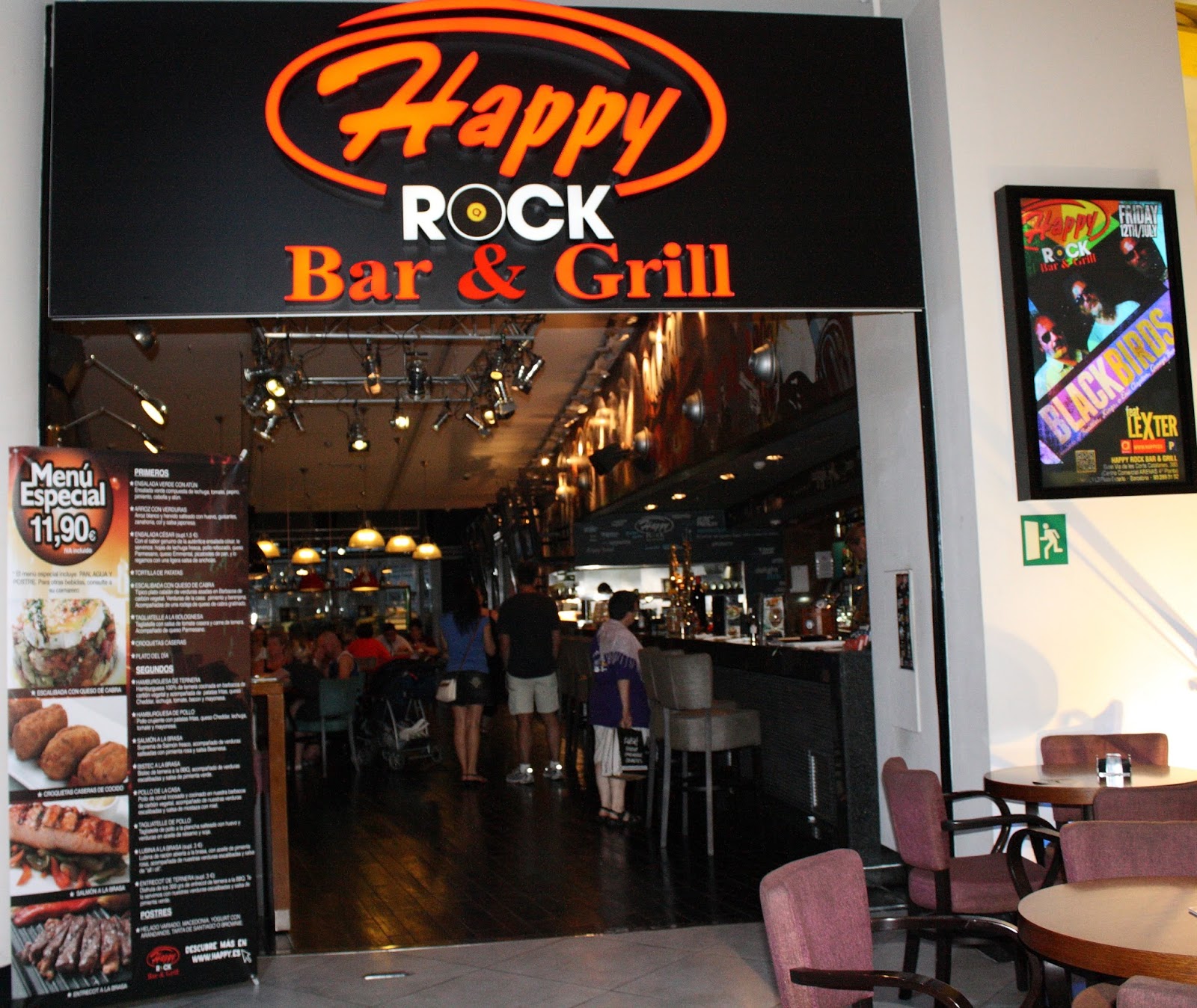 Barcelona está de moda.: Restaurante: Happy Rock Bar&Grill