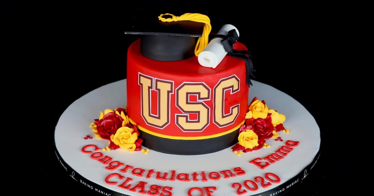 Baking Maniac: USC Graduation Cake