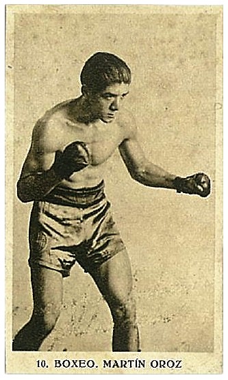 Boxeo 1930s: Martín Oroz "El león español"