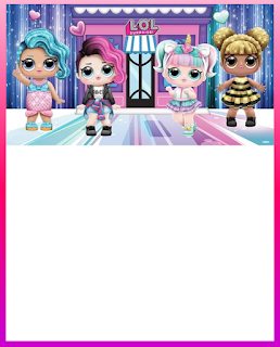 Kits imprimibles gratis : Invitaciones LOL surprise