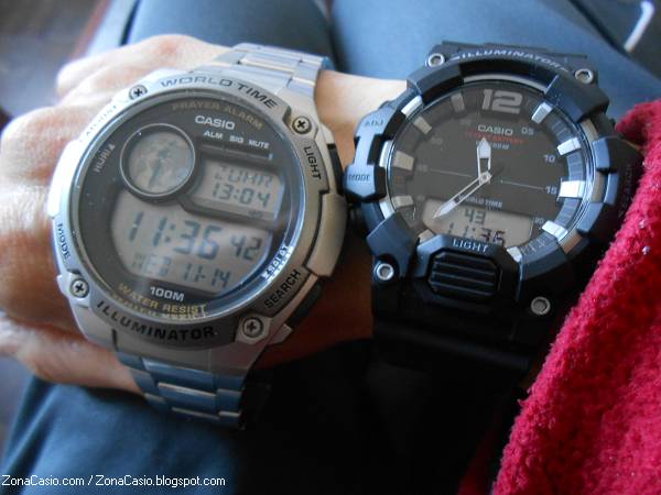 Zona Casio: Gaceta HD: el Casio HDC-700 frente a sus otros rivales ana-digi de Collection