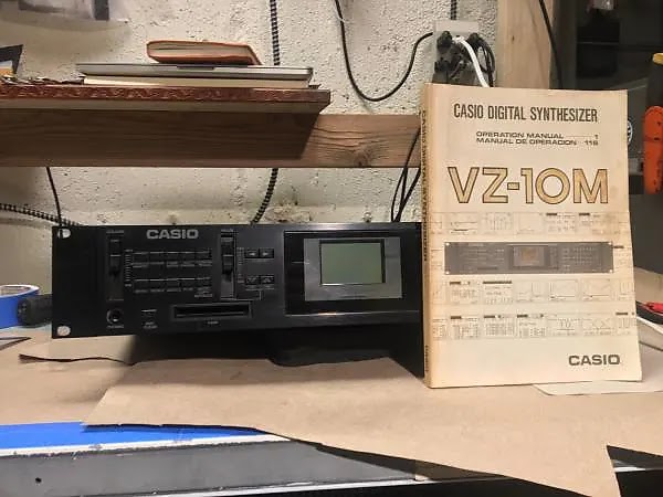MATRIXSYNTH: Casio VZ-10M Rackmount Phase Distortion Synthesizer