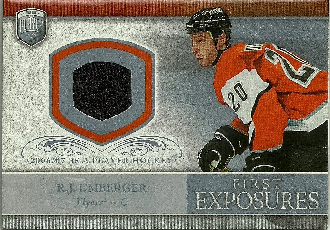 Hell's Valuable Collectibles: R.J. Umberger Jersey Card