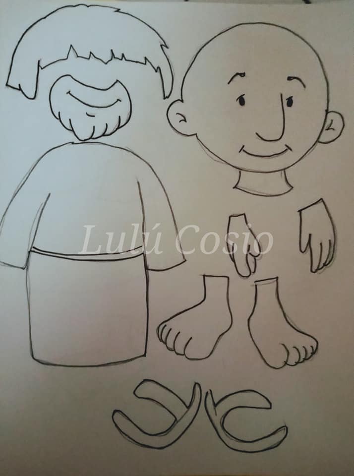 Eu Amo Artesanato: Bonecos Discípulos de Jesus para História Bíblia em ...