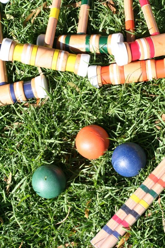 the pink clutch ...: Croquet Love!