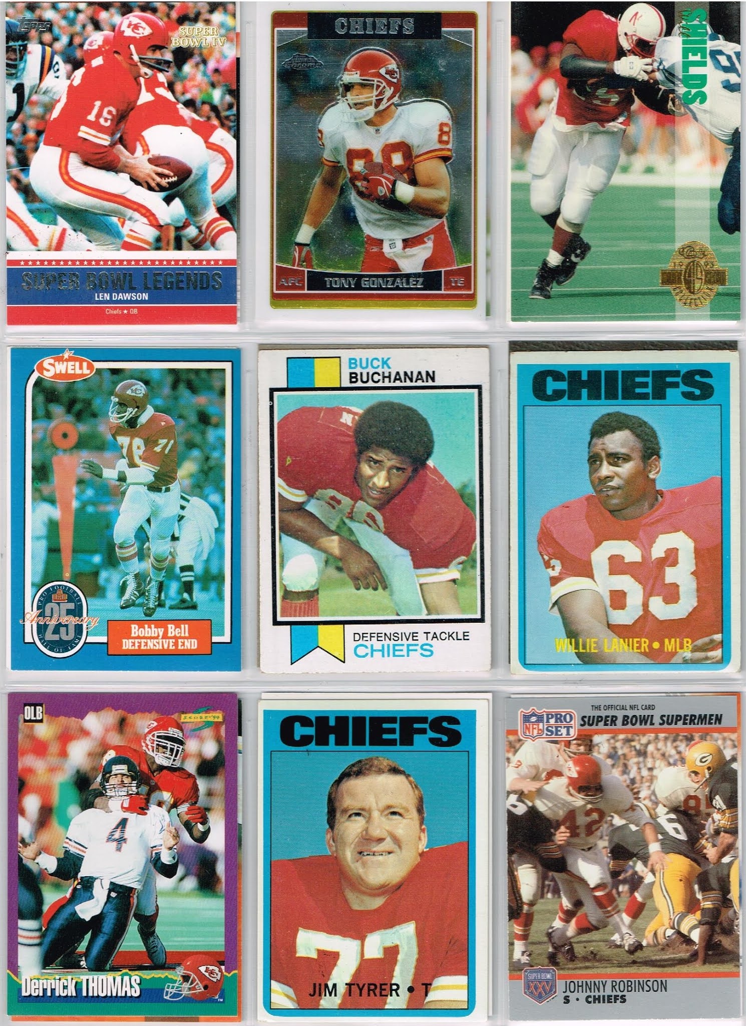 Bump and Run Football Card Blog: The Franchise 9: Kansas City Chiefs