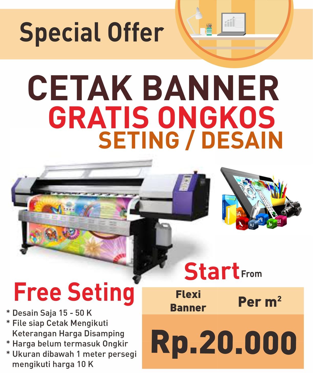 Price List Cetak Banner dan Jasa Desain | DIGITAL AGENSI PASURUAN