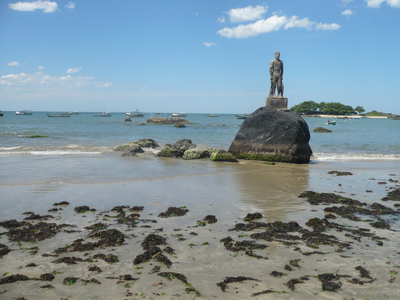 PAISAGENS EM FOTOS: Barra Velha - SC (Praia do Grant)