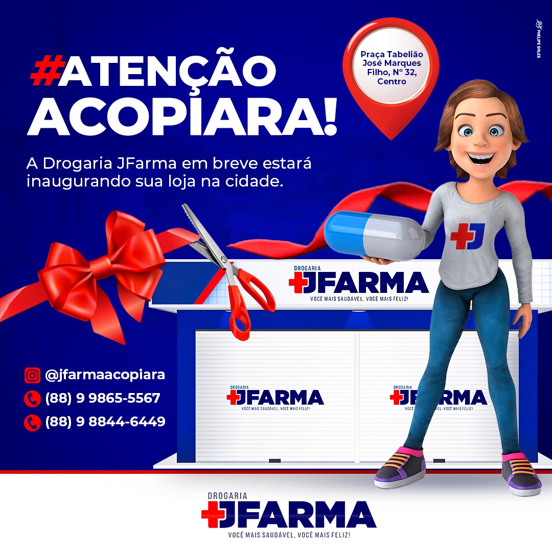 EM BREVE EM ACOPIARA DROGARIA JFARMA