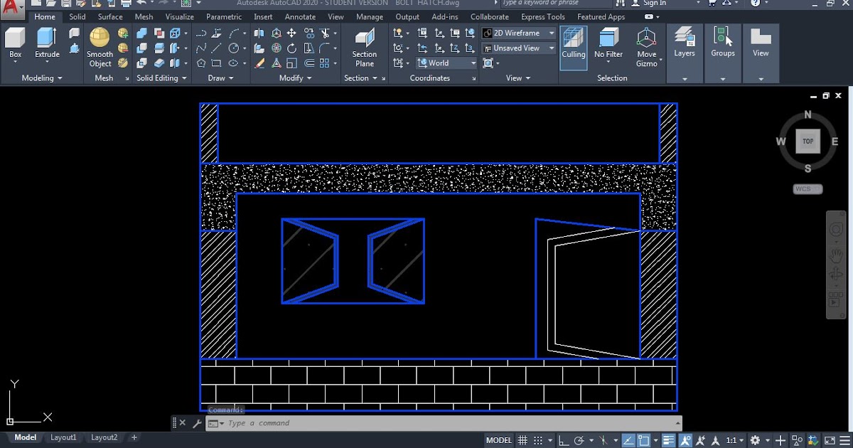 HATCHING DEFINITION AND THEIR APPLICATION IN AUTOCAD 2D 2020 ARTICLE 1 ...