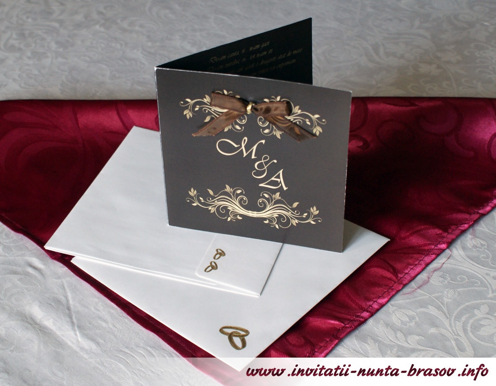 Invitatii de nunta personalizate: Invitatie de nunta Elegant I