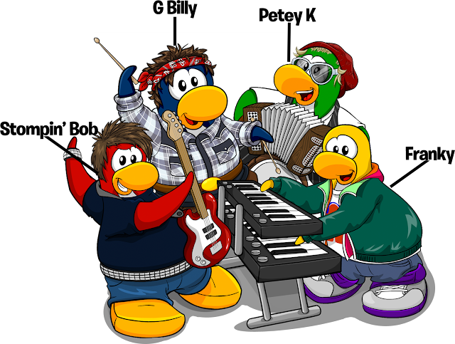 Chiclete & Chicletinha Club Penguin: Eu amo a Penguin Band!