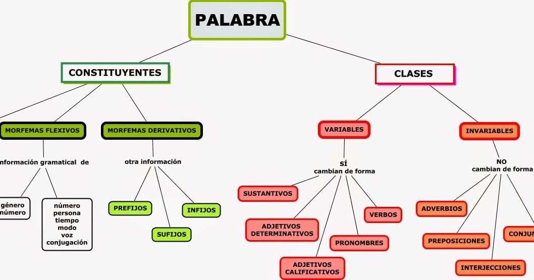 LA ESTRUCTURA DE LAS PALABRAS