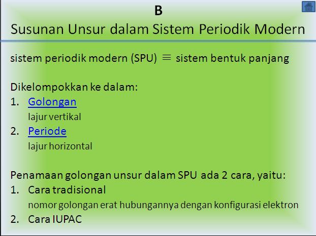 Sistem Periodik Unsur (SPU) (1) | POJOKIMIA