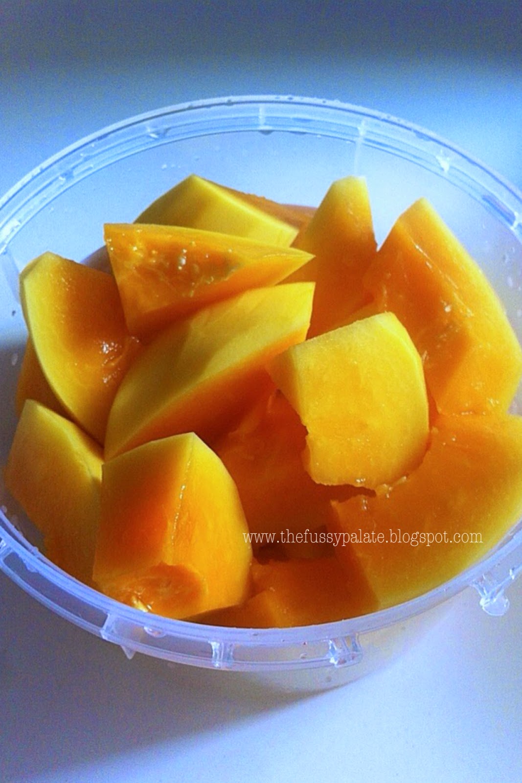 The Fussy Palate: Papaya Soup with Dried Figs