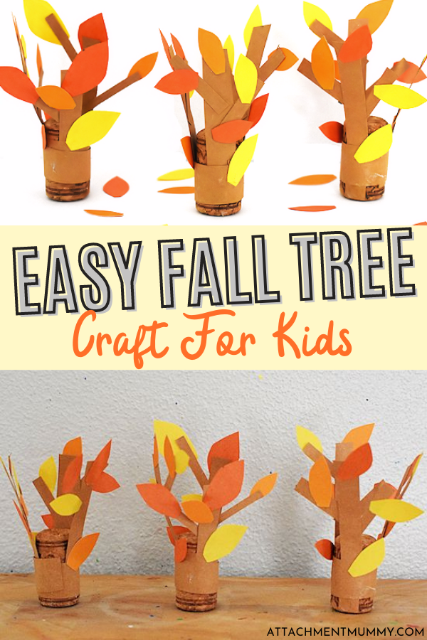 How to Make an Easy Fall Tree Craft with Kids this Autumn