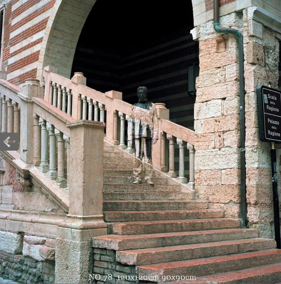 Liu Bolin: The real life invisible man. : r/pics