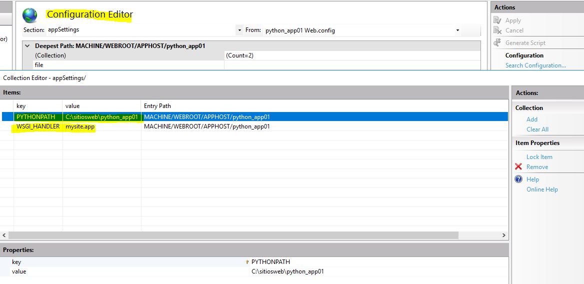 Implementación de aplicaciones web Python (Flask) en Windows Server ...
