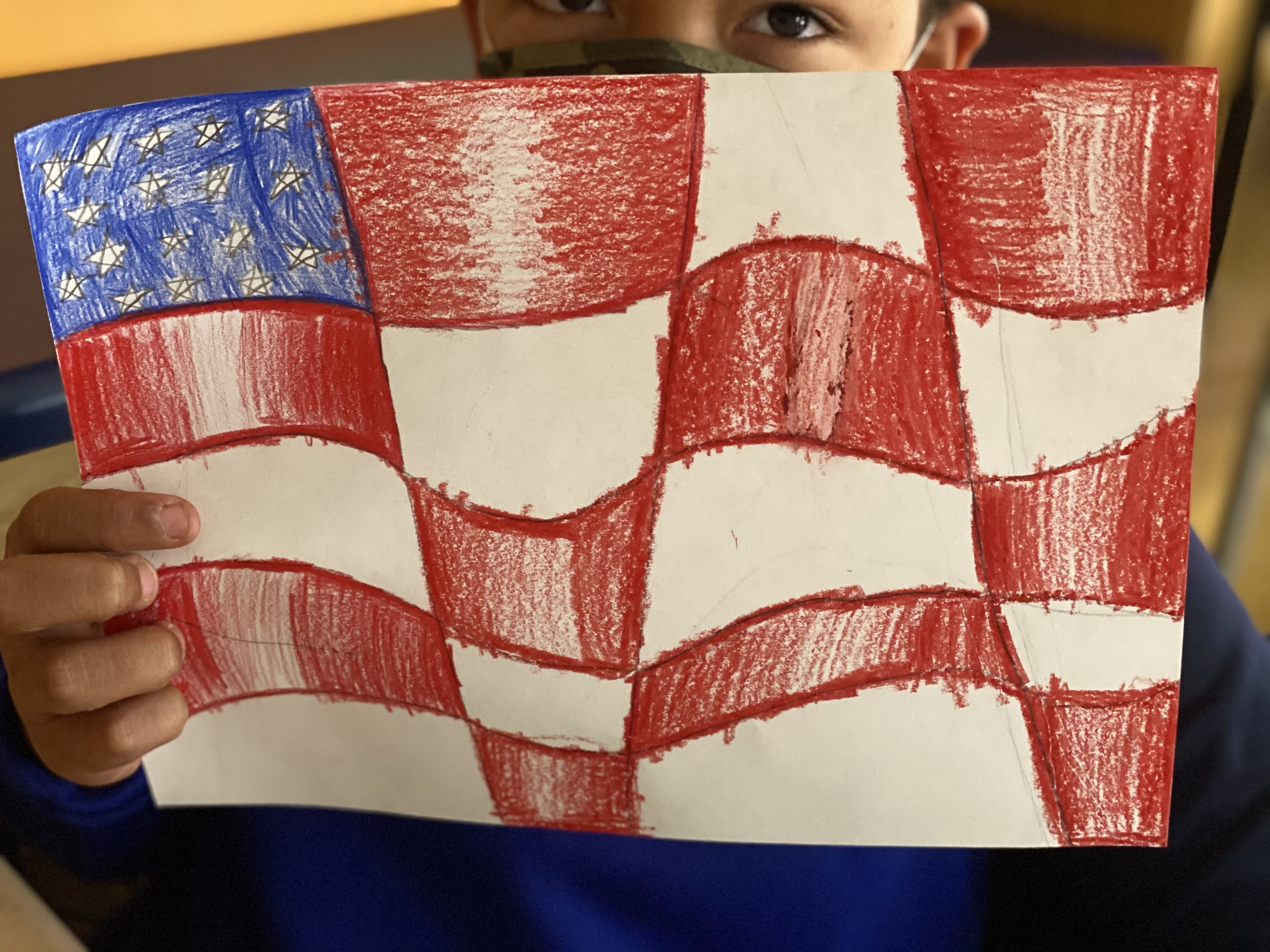 Elements of the Art Room: Patriotic art for Veterans Day!