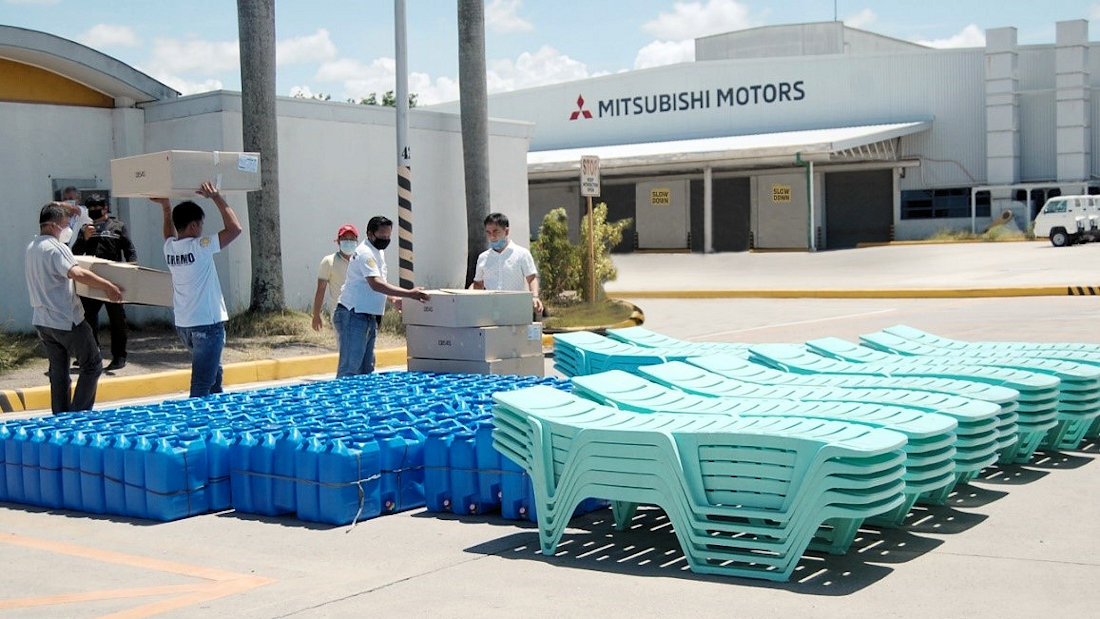 MMPC Continues to Aid Sta. Rosa City | CarGuide.PH | Philippine Car ...