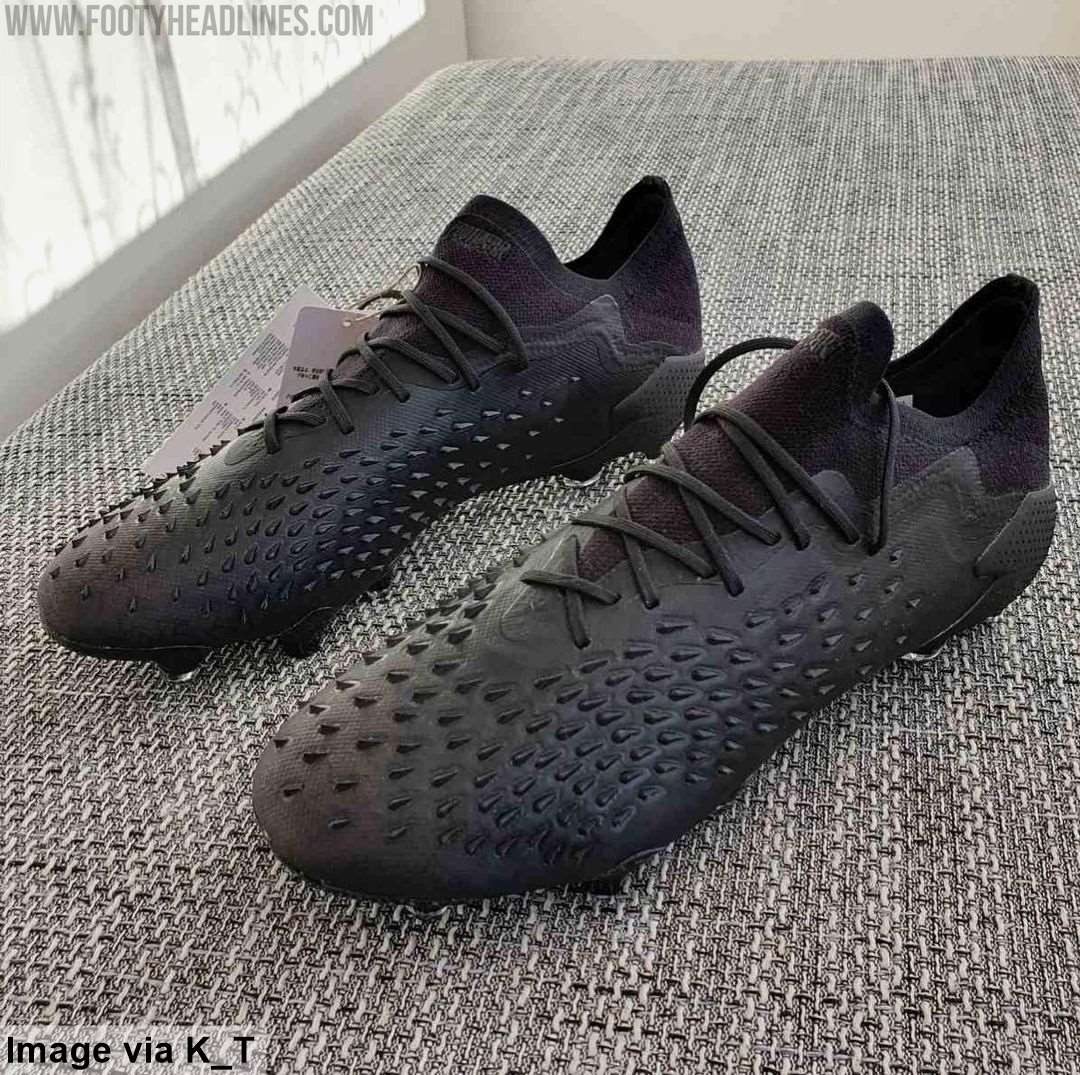 Next-Gen Adidas Predator Freak 2021 Superstealth Blackout Pack Boots ...