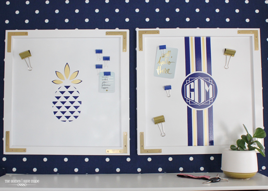 IHeart Organizing: UHeart Organizing: Pretty & Preppy Magnetic Memo Boards