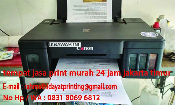 Tempat Jasa Print Murah Jakarta Timur (buka 24 jam) - Rahmat Printing