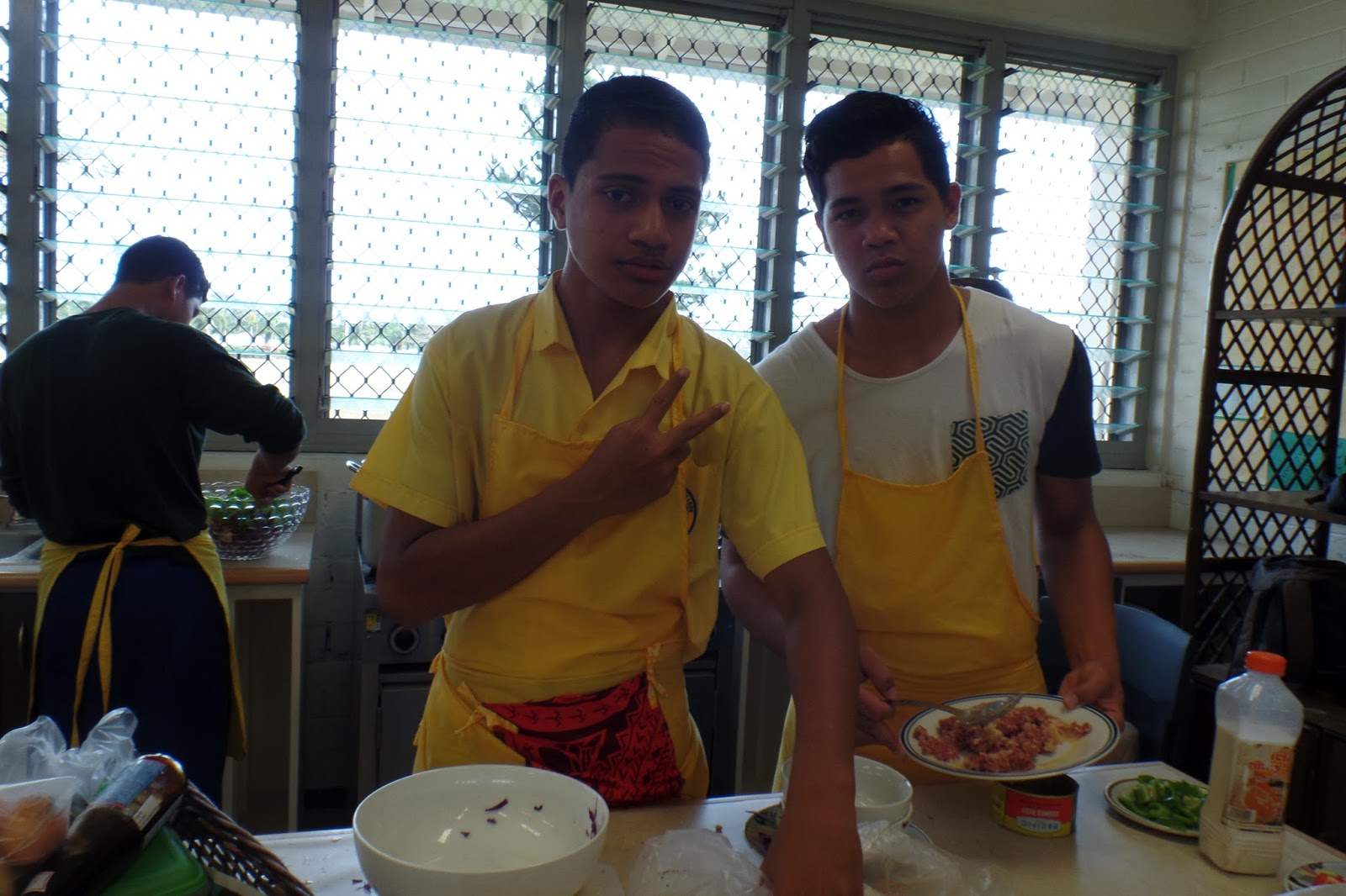 Mission to Samoa: This is what cooking at Pesega LDS Church College