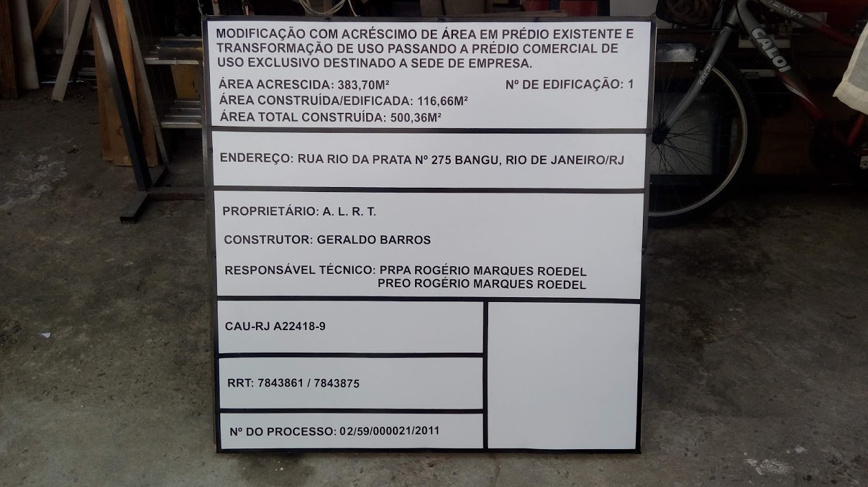 Placas de Obra