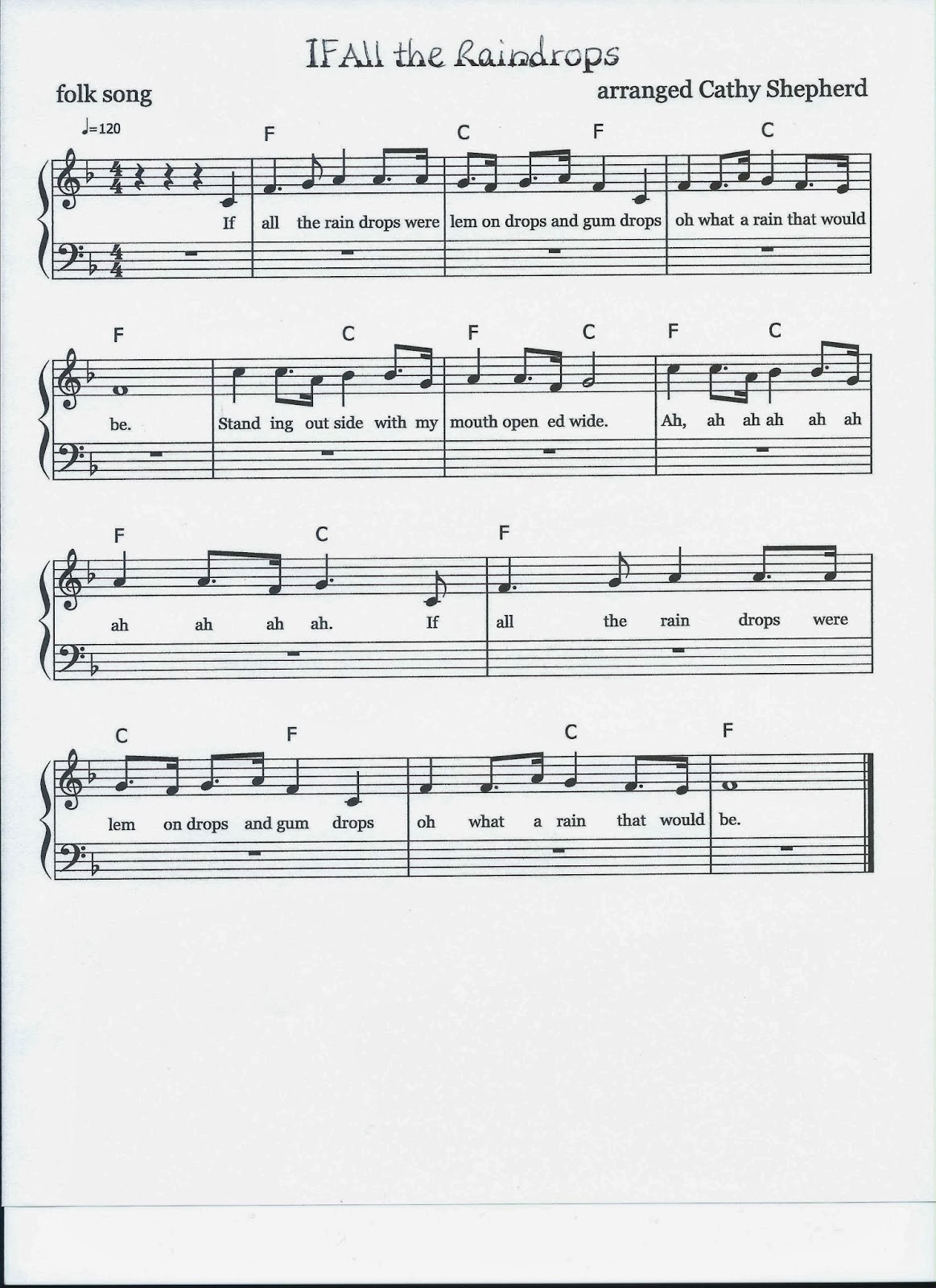 Music for Tots: Music Tip - If All the Raindrops