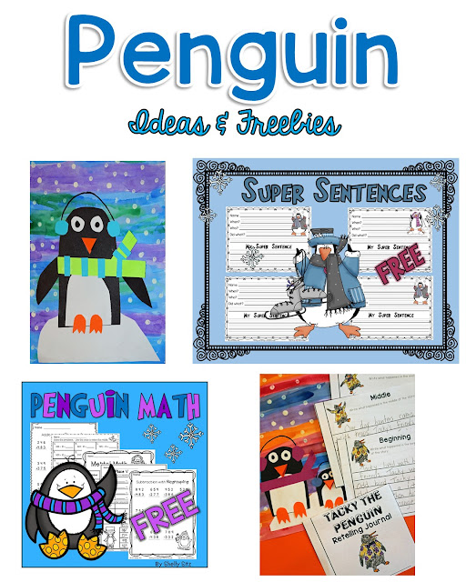 Penguin Ideas and Freebies - Second Grade Teaching Blog