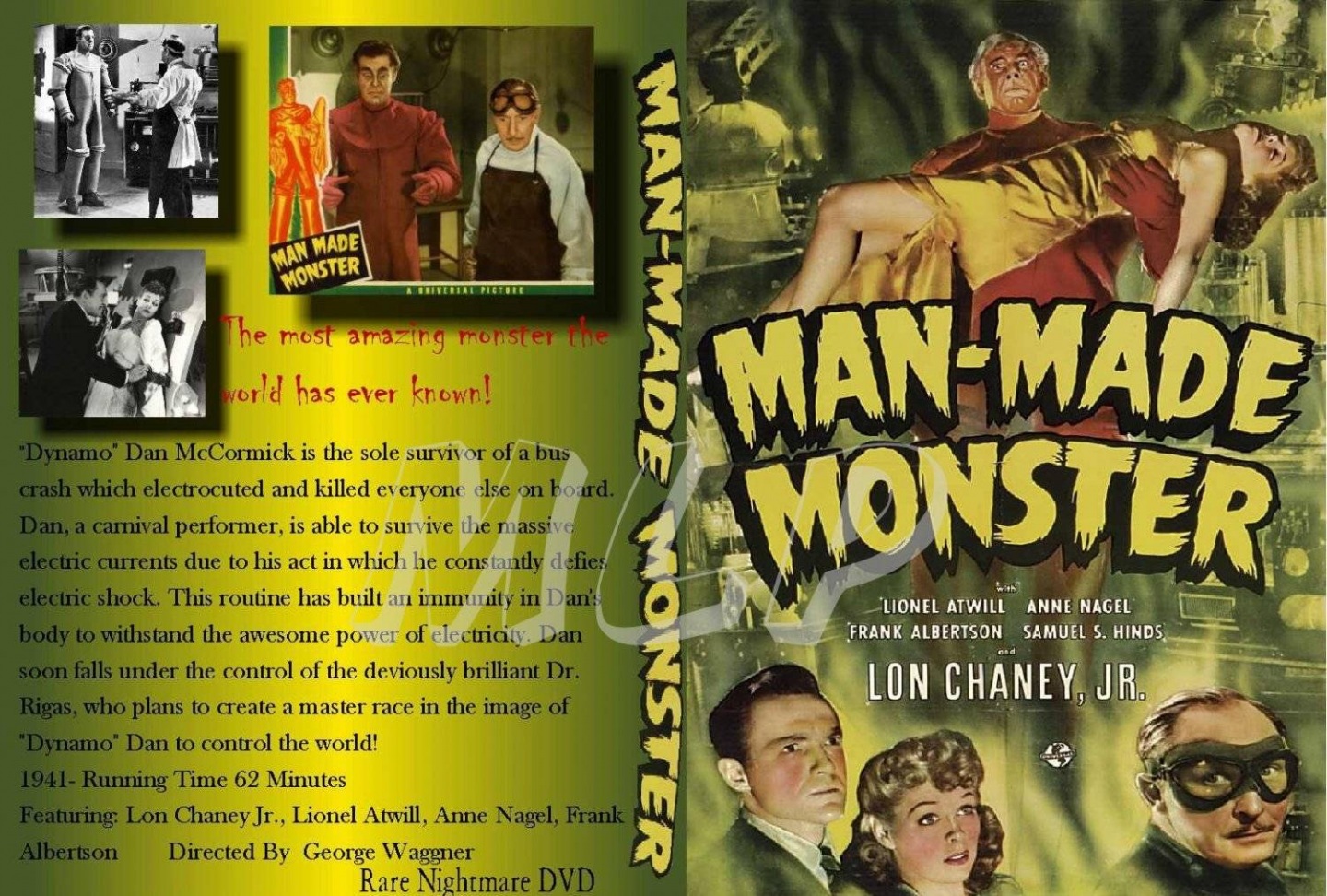SPACE MONSTER: MAN MADE MONSTER aka THE ATOMIC MONSTER aka O MONSTRO ...