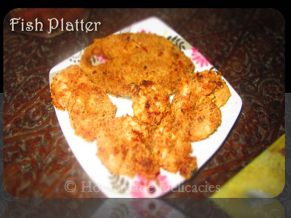 Homemade Delicacies: Fried Fish Platter