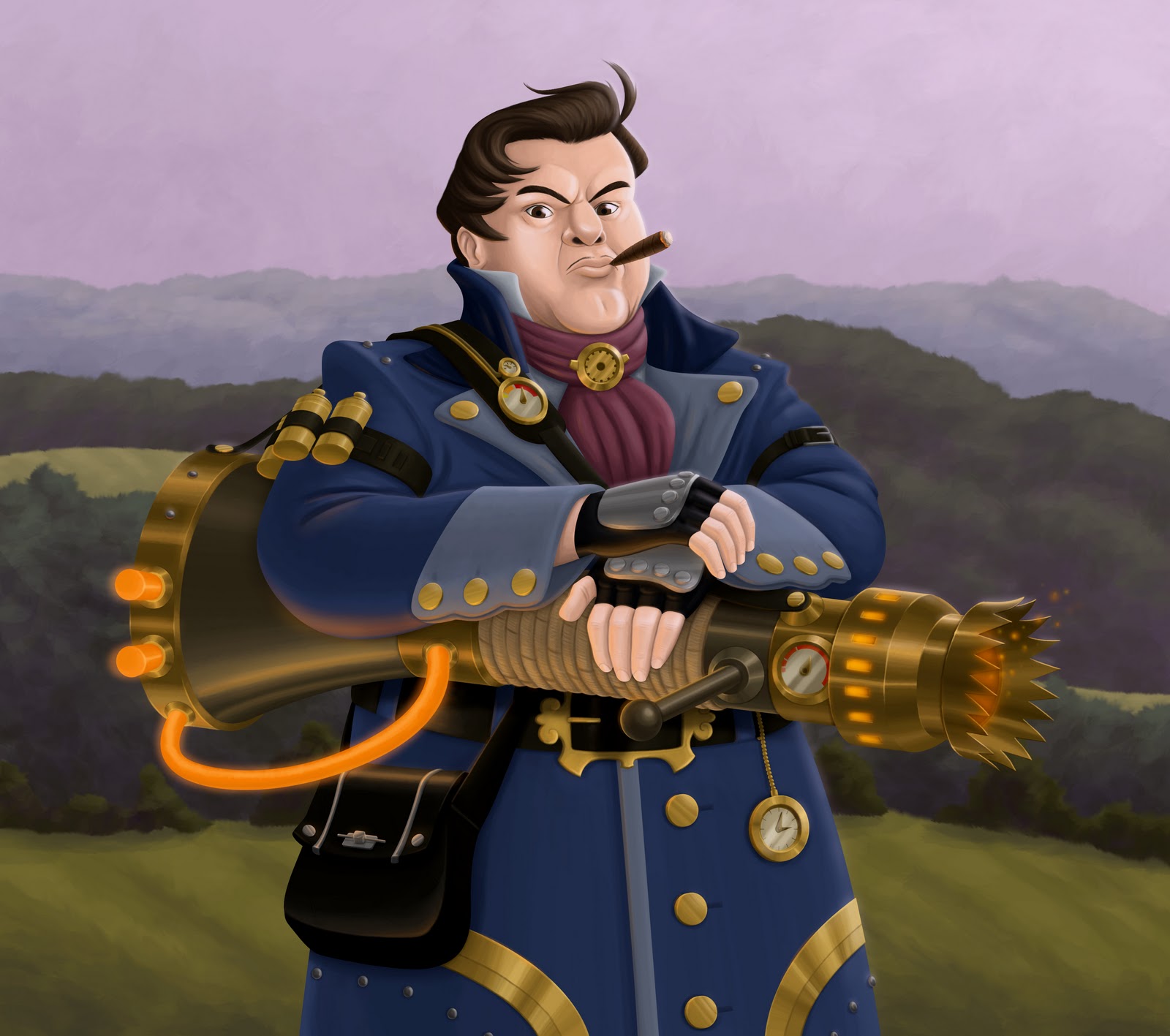 The Art of M. S. Corley: Steampunk Commanders