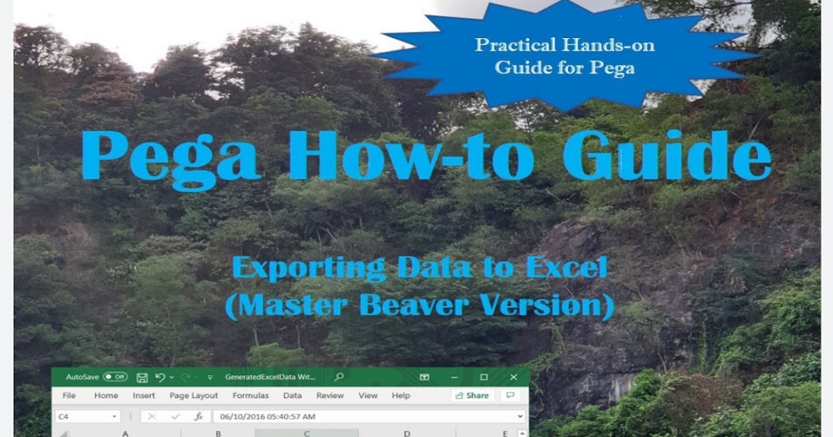 Pega How-to Guide: Exporting Data to Excel - KING OF EXCEL