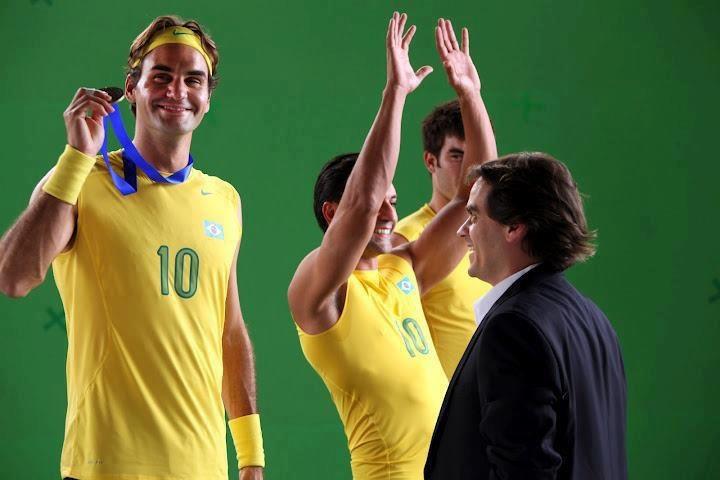 Gillette Federer Tour pre-event shoot ~ Roger Federer The Champ